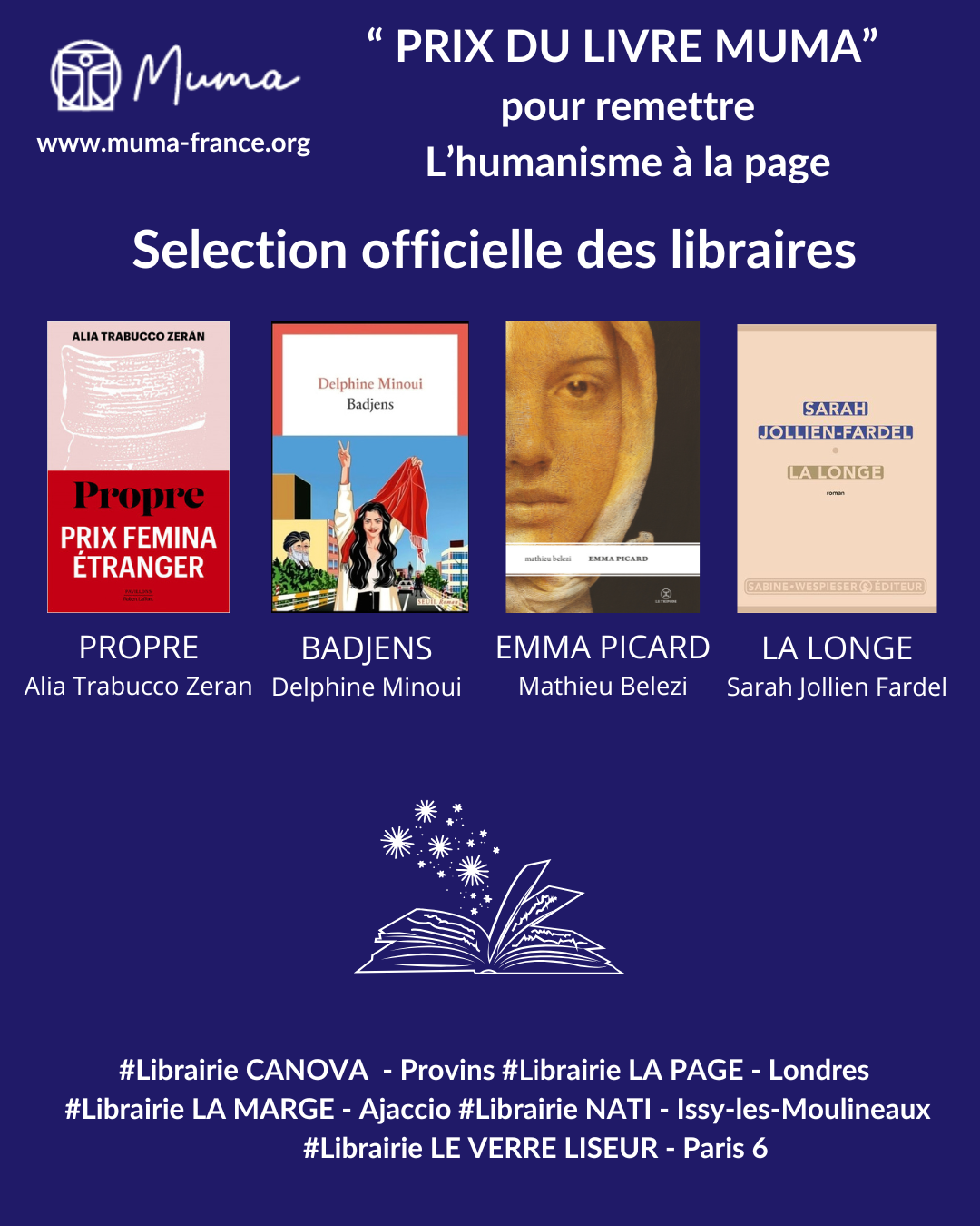 Remise du 1er Prix du Livre Humaniste Muma | Muma France